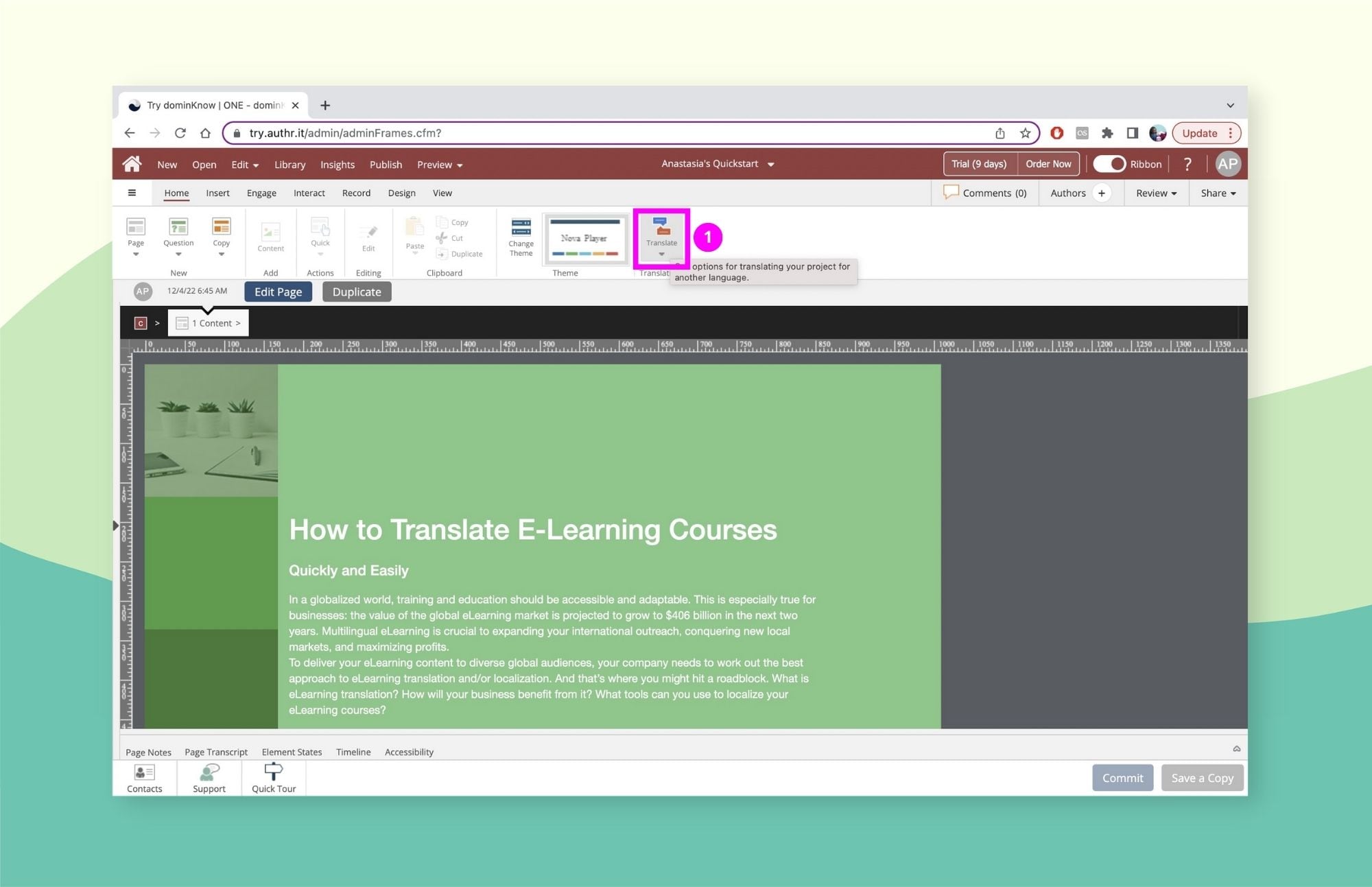 The Fast Guide to DominKnow Translation - eLearning Localization | Redokun Blog
